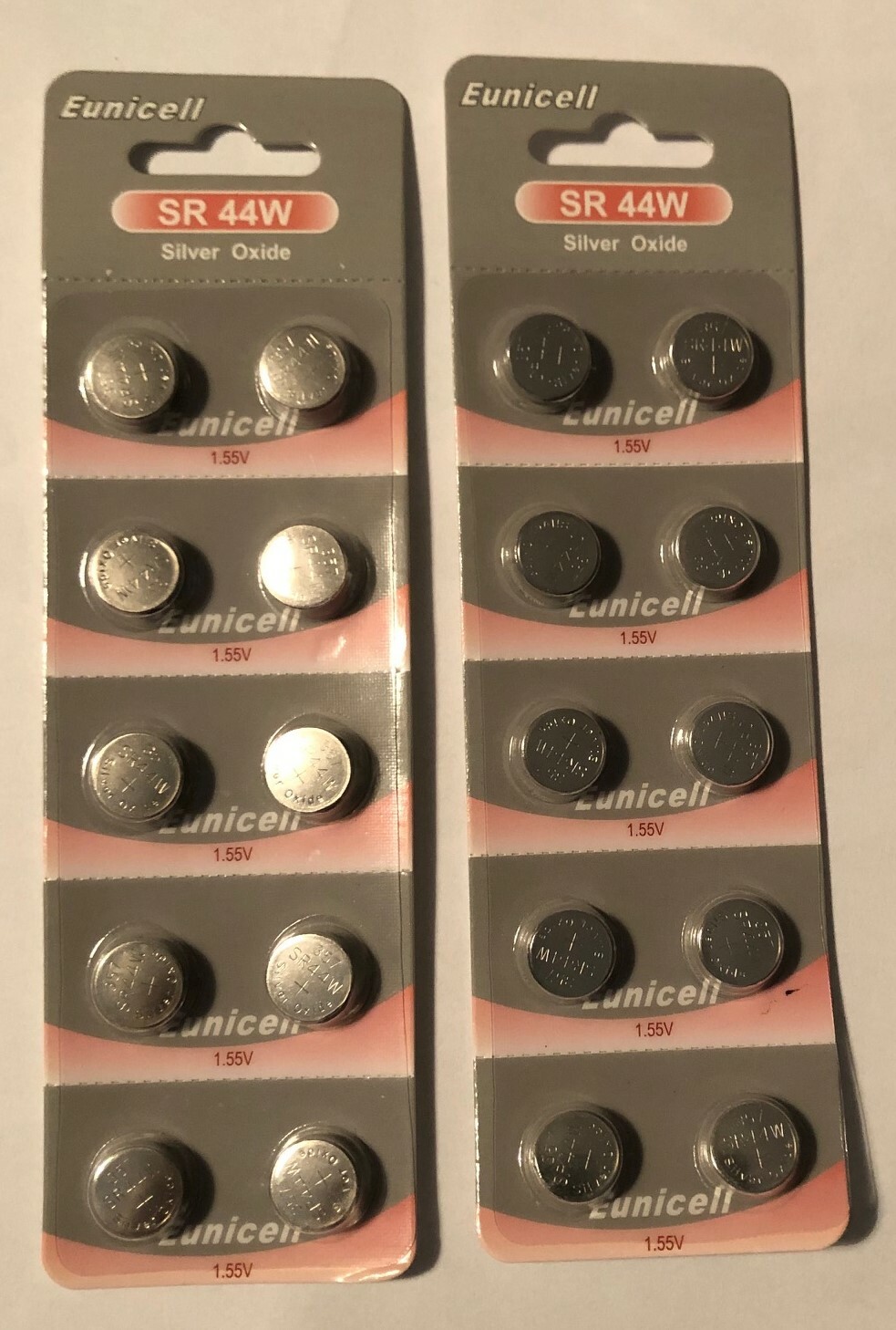 20 x 357 303 SR44W SR44SW SB-B9 Silver Oxide Watch Battery 1.55v ...