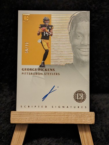 2022 Panini Encased George Pickens Scripted Signatures Auto RC #11/99 ...