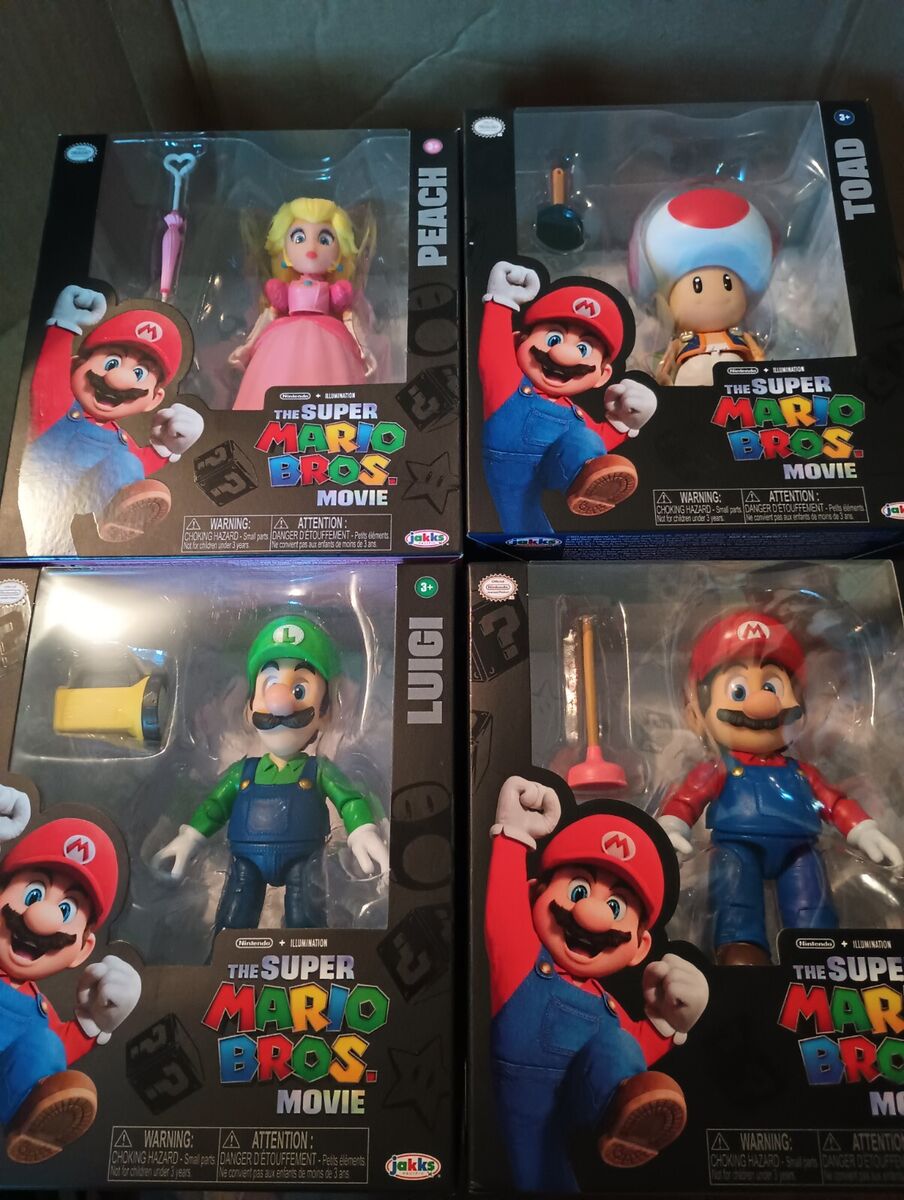 The Super Mario Bros Movie 5 Inch Toys COMPLETE SET NEW 2023 The Super Mario Bros Movie 5 Inch Toys COMPLETE SET NEW 2023