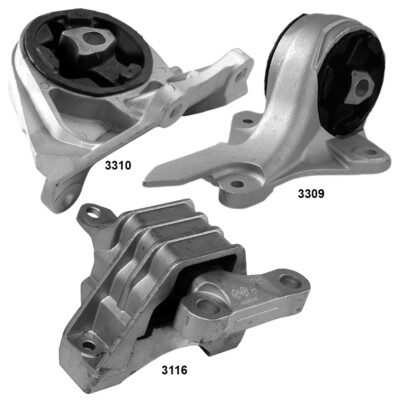 Engine Motor Mount & Auto Trans. Mount 3Pcs for Pontiac G6 06-09 3.9 ...