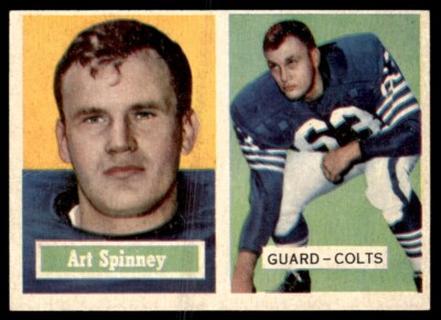 1957 Topps Art Spinney Baltimore Colts #17 | eBay