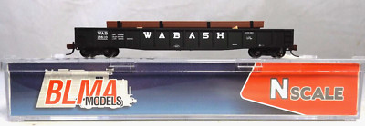 N scale BLMA Wabash 70' gondola w/load in original box (lot 6845) | eBay
