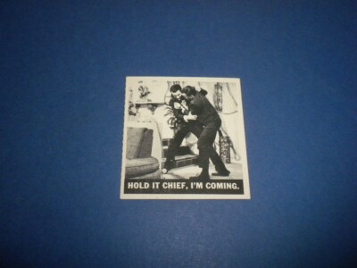 GET SMART card #64 Topps 1966 Printed in U.S.A. DON ADAMS BARBARA ...