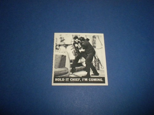 GET SMART card #64 Topps 1966 Printed in U.S.A. DON ADAMS BARBARA ...