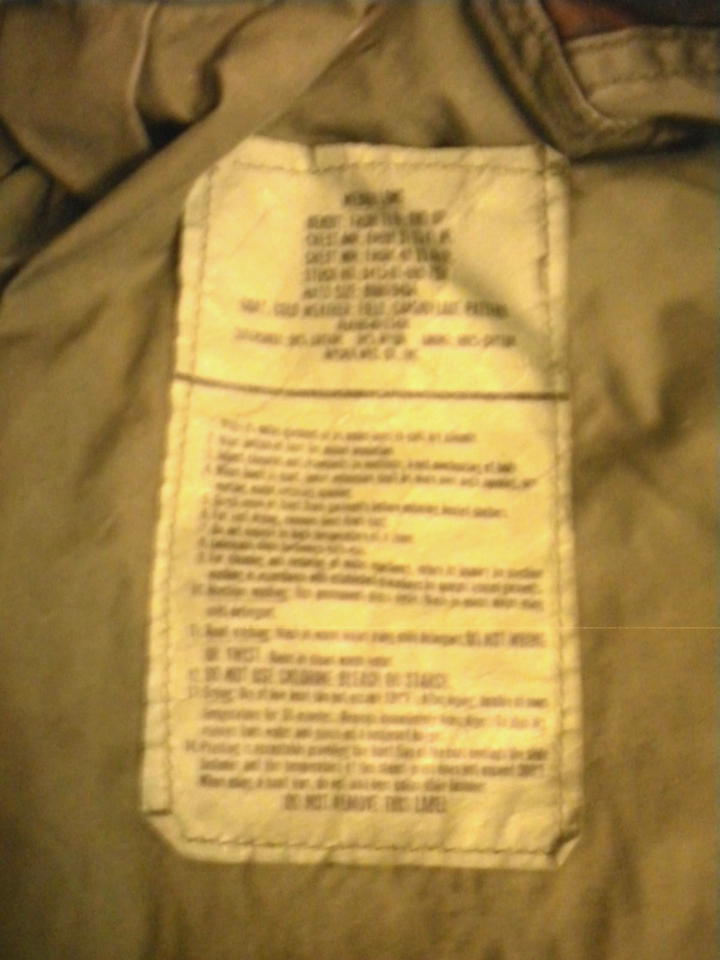 Original US M65 FIELD JACKET ARMY FELDJACKE PARKA MILITARY WOODLAND M/L | eBay.de