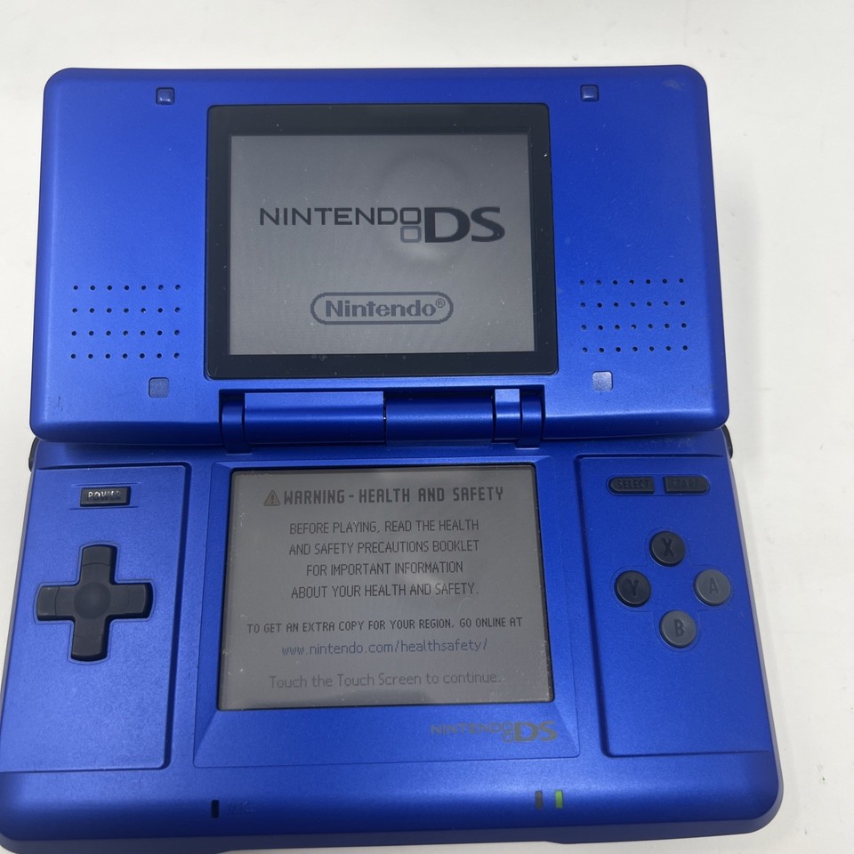 Nintendo Fat DS Original NTR-001 Console 2004 Blue Tested Working. | eBay