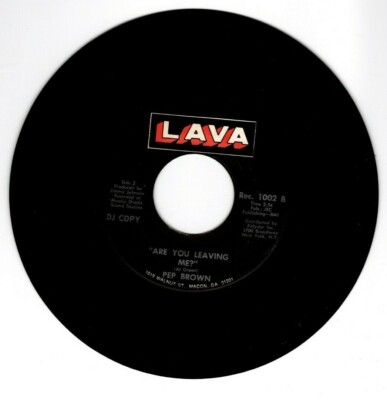 70'S SOUL 45 RPM - PEP BROWN ON LAVA RECORDS | eBay