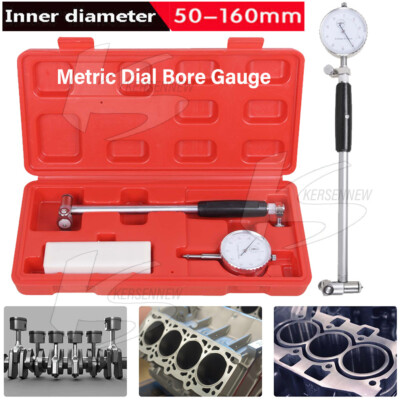 Metric Dial Bore Gauge 50-160mm Cylinder Internal Bore Measuring ...
