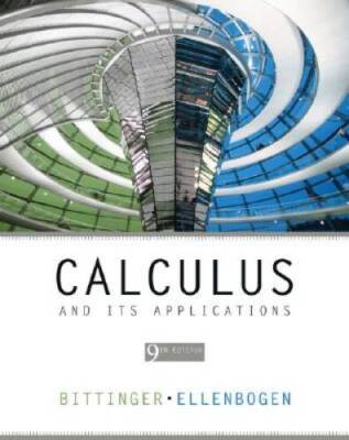 Calculus and Its Applications (9th Edition) - Hardcover - VERY GOOD ...