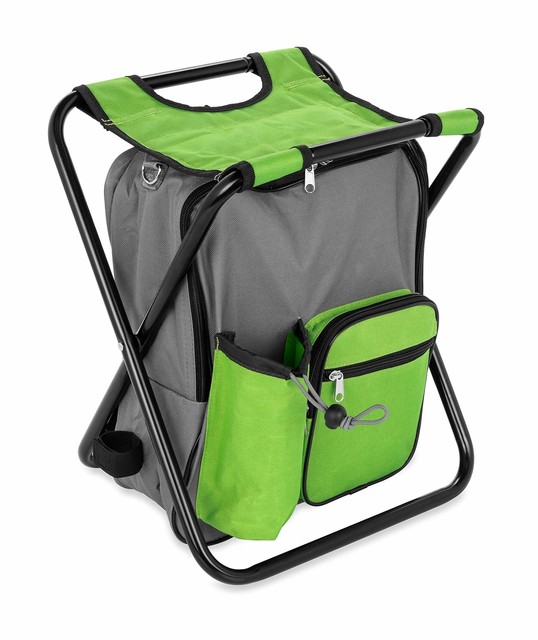 CAMCO Folding Camping Stool Backpack Cooler Trio- Camping/hiking Bag ...