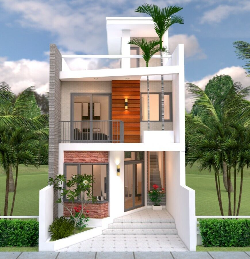 Modern House Designs With Second Floor Terrace Open Ground Floor