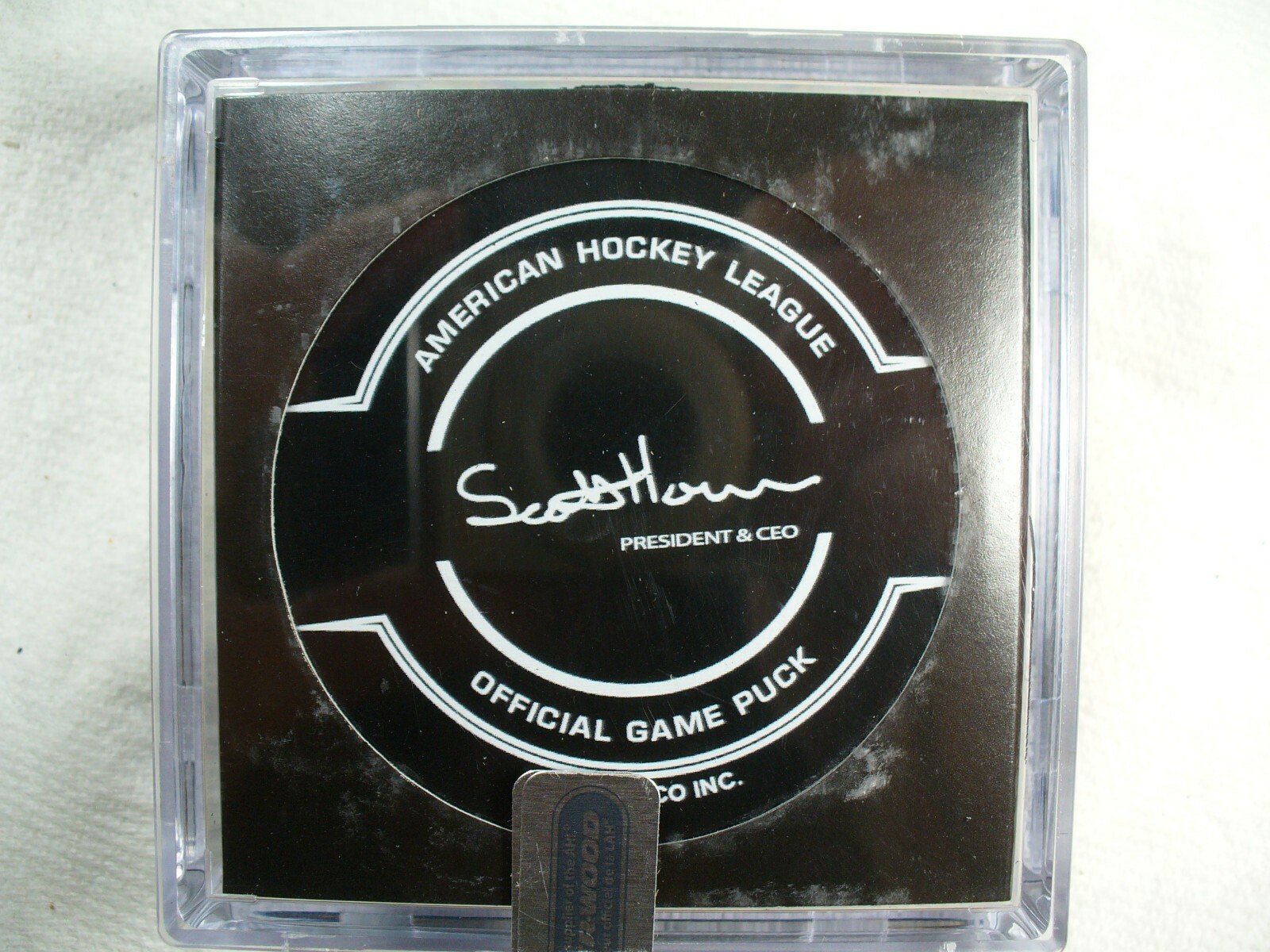 AHL Henderson Silver Knights '20 League Official Game Hockey Puck ...
