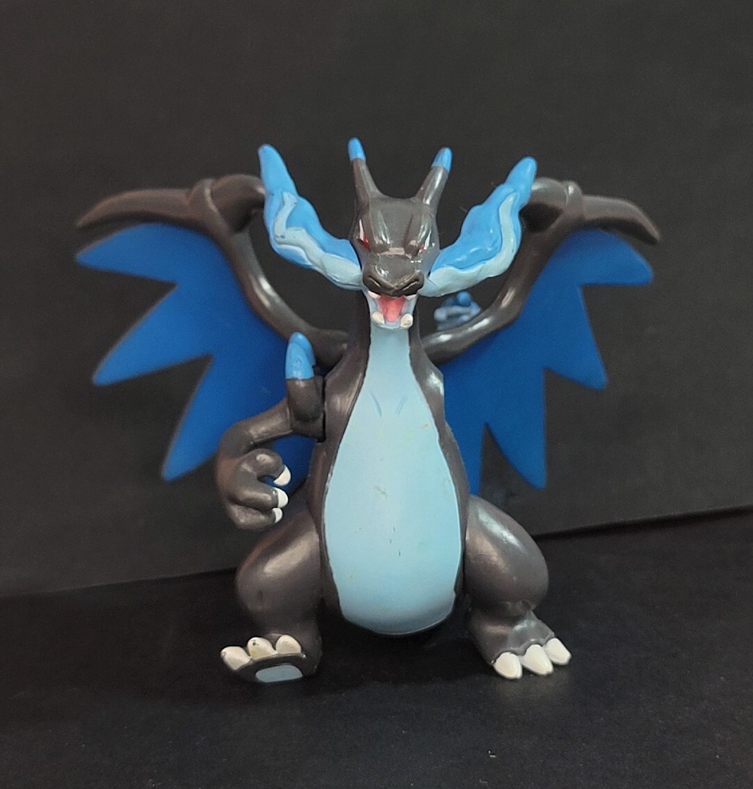 POKEMON MEGA CHARIZARD X FIGURE 2" MINIATURE FIGURINE TOMY NINTENDO ...