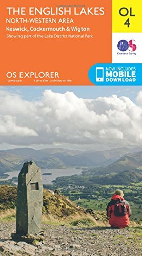 The Lake District OS Explorer Map: OL4 The English by Ordnance Survey ...