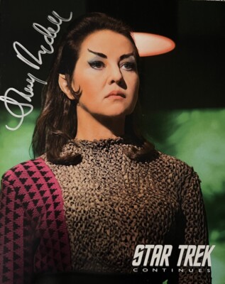 AMY RYDELL SIGNED 8x10 PHOTO STAR TREK AUTOGRAPH AUTHENTIC COA | eBay
