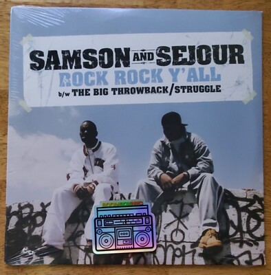 Org SEALED Samson & Sejour - Rock Rock Yall Vinyl Single 12" Hi-Rise ...