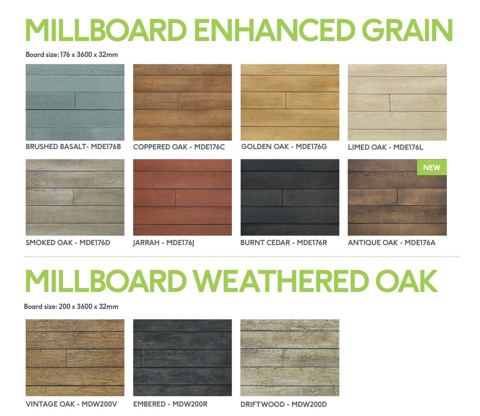 Millboard Limed Oak Composite Decking Deck Boards - MULTIPLE BOARDS ...