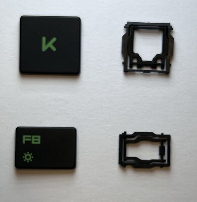 Razer Blade 14" 2013 | GREEN INDIVIDUAL LAPTOP KEYBOARD KEYS KEYCAPS ...