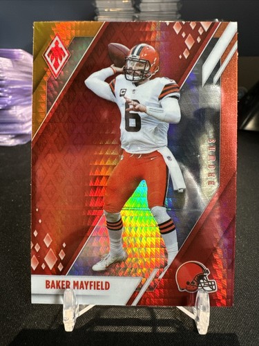 2021 Phoenix Baker Mayfield FIRE BURST PRIZM card #26 | eBay
