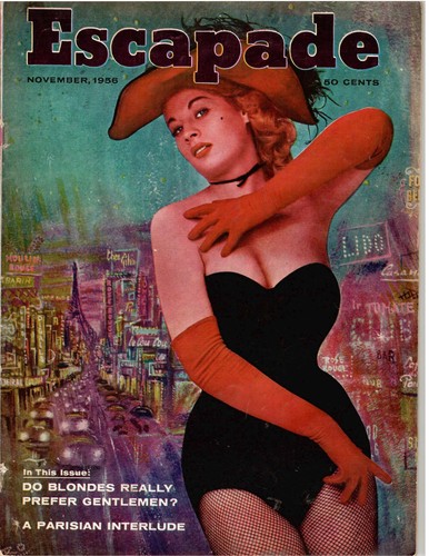 "Escapade" ~ November 1956 Magazine for Men ~ Pinup Model Dane Arden & Rainy Day | eBay