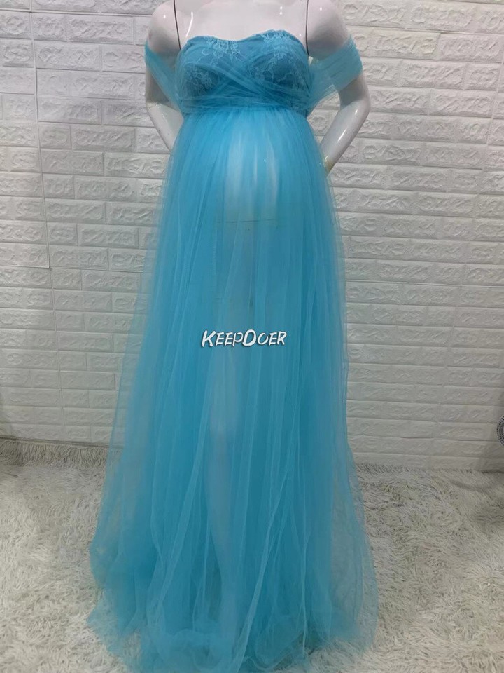 Pregnancy Women Dress Float Maternity Chiffon Gown For Photography ...