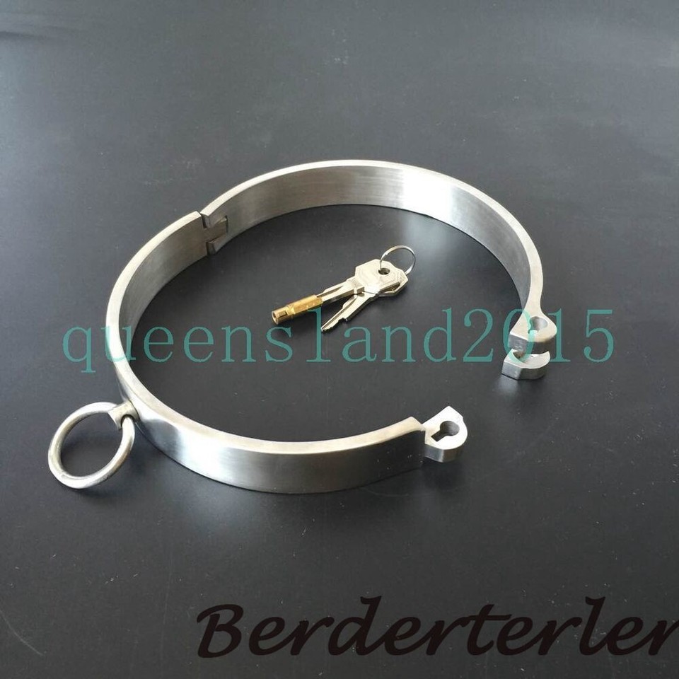 Heavy Duty Handcuff Ankle Neck Collar Cuffs Choker Stainless Steel ...