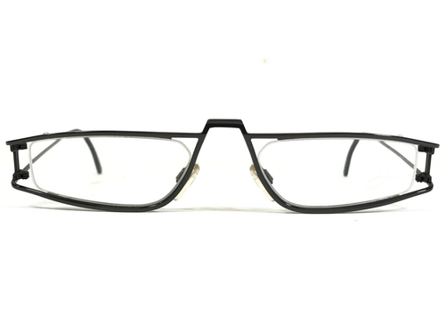 Cazal Eyeglasses Frames MOD.724 COL.705 Black Gray Prince Nez Semi Rim ...