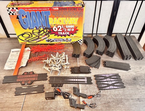 Vintage TOMY AFX Super G+ Super Giant Slot Car Raceway Set 9876 w Box ...