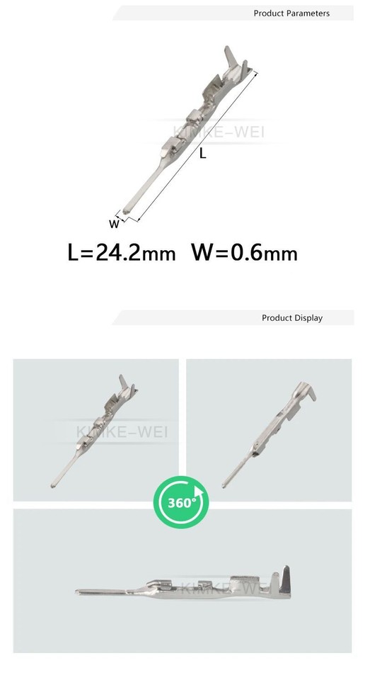 Sumitomo Automotive Wiring Crimp Male Plug Pin Terminals Contact 8100 ...