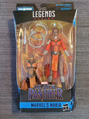 NAKIA Hasbro Marvel Legends Series 6" Action Figure Okoye BAF Black ...