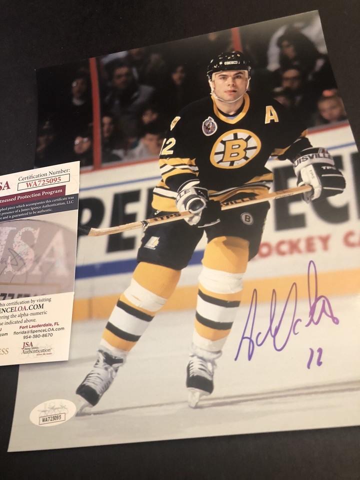 JSA ADAM OATES AUTOGRAPH 8X10 PHOTO SIGNED BOSTON BRUINS JSA 095 | eBay