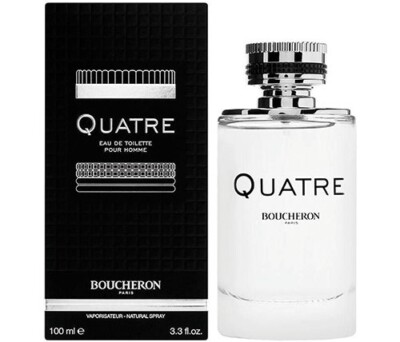 Boucheron Quatre Homme 3.3 FL OZ / 100 ml EDT Perfume For Men New In ...
