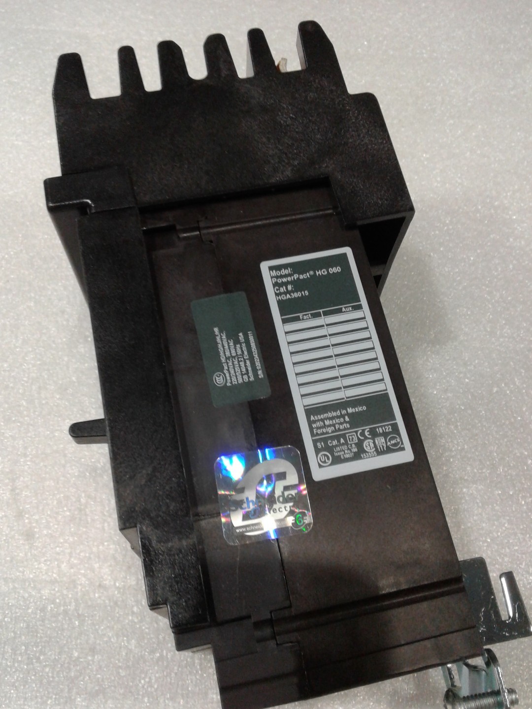 HGA36015 SQD 15 AMP 3 POLE 240- 600 VAC NEW | eBay