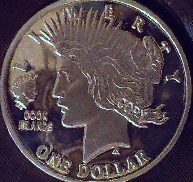 1921-2021 MORGAN & PEACE DOUBLE HEAD COOK ISLAND PLATED SILVER TOKEN | eBay