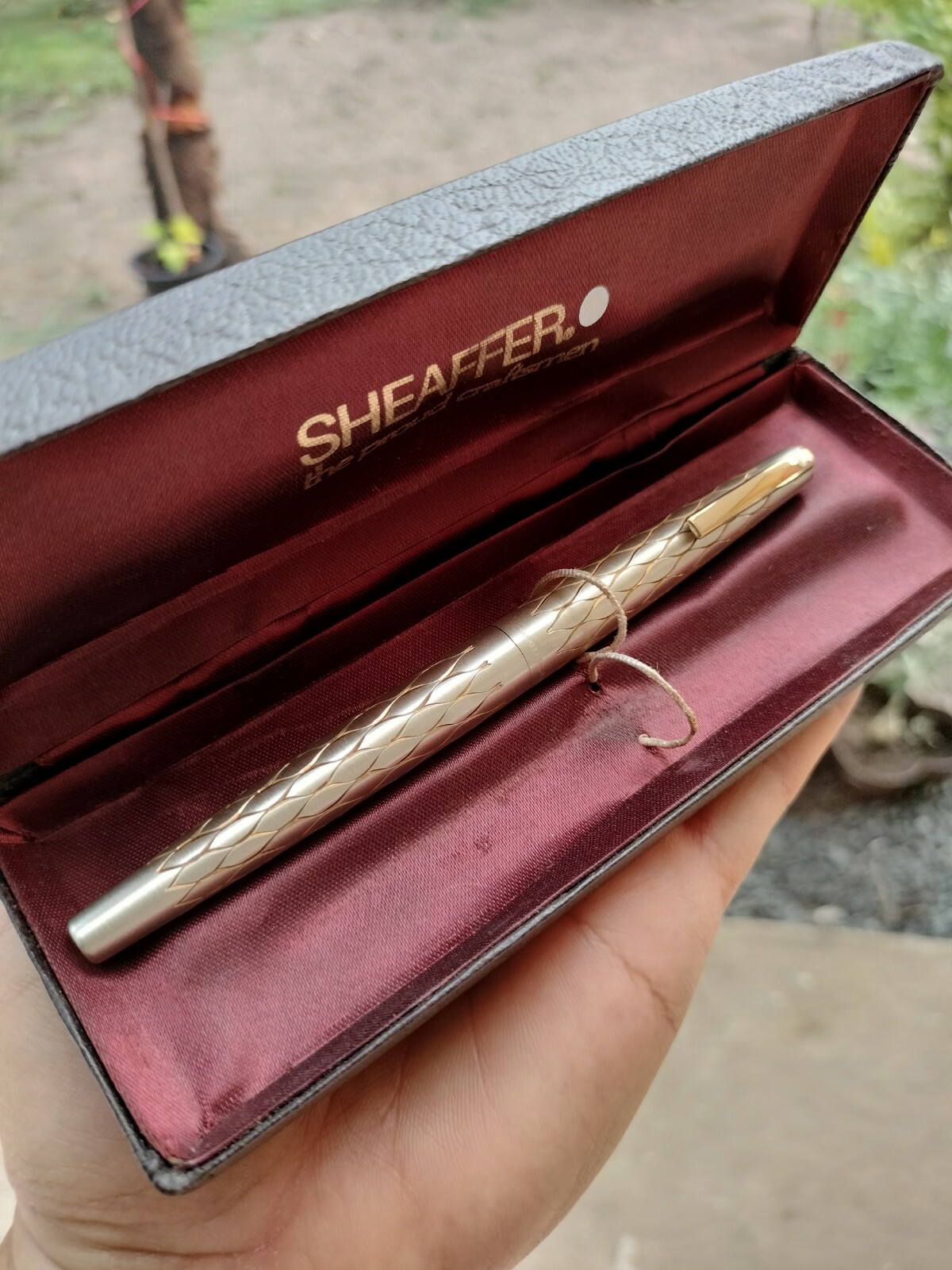 VINTAGE LADY SHEAFFER 642 FOUNTAIN PEN SILVER FLLED 14K GOLD NIB WHITE DOT "Box" | eBay