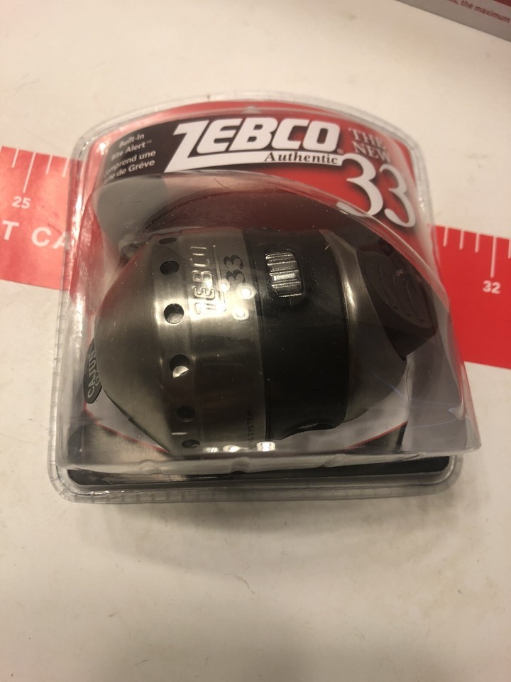 Fishing Zebco 33 Spin Cast Reel w/ 10 lb line, Stainless Cover Sealed ...