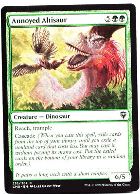 Annoyed Altisaur, Commander Legends #216 MTG | eBay