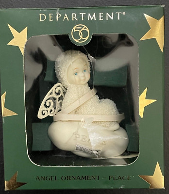 Department 56 Snowbabies Peace Angel Porcelain Collectible Christmas ...