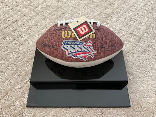 Superbowl XXXVI signed football Tony Gonzalez, Jim Plunkett Tim Couch ...