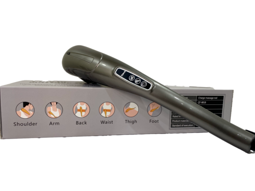 Electric Handheld Massager with 8 Heads Full Body Back Neck Leg Foot ...