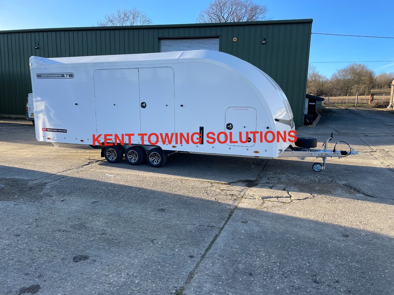 NEW Brian James Race Transporter 7 RT7 Tri Axle Car Trailer 6M X 2.3M ...