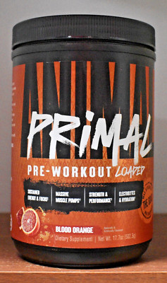 Animal Primal Pre-Workout Loaded Blood Orange 17.7oz (502.5g) | eBay