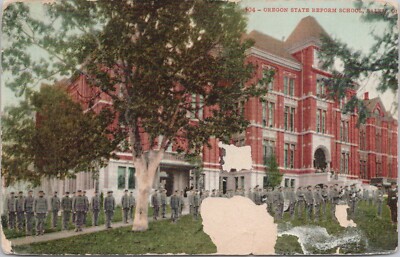 LITHO * Salem Oregon Students at Oregon State Reform School 1910 | eBay