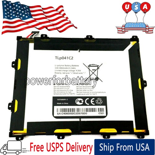 New 3.8V TLp041C2, TLp041CC Battery for Alcatel One Touch POP 8, P320A ...