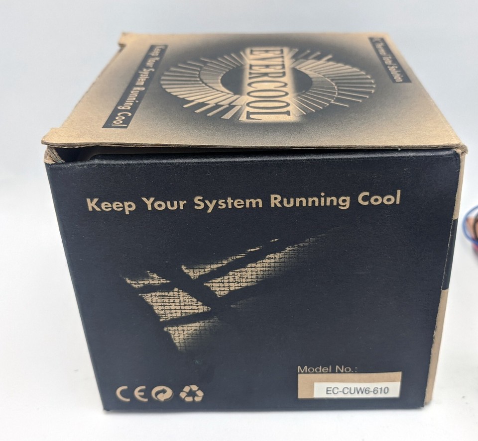 Evercool Low Profile 1U/2U Intel P4 Socket 478 / 603 Copper Heatsink ...