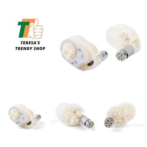 Pair of 12V Motor and Gearbox Assembly Set for Peg Perego Children Ride ...