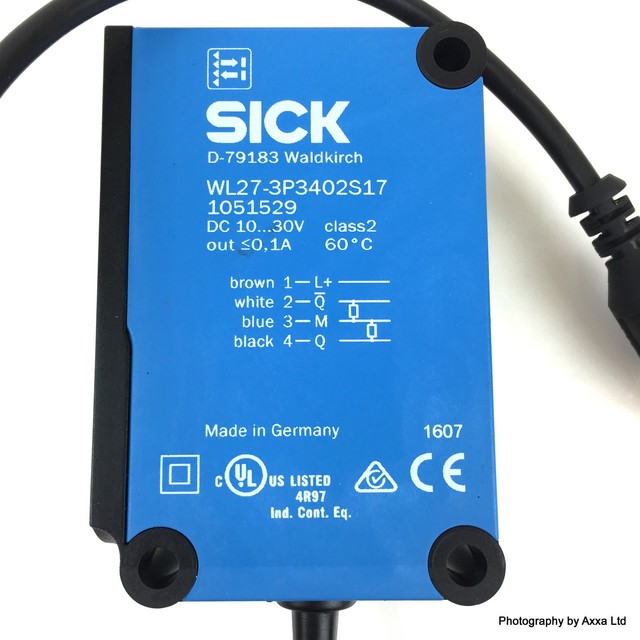 SICK Wl27-3p3402s17 10515296 Reflex Array Sensor Photoelectric Switch ...