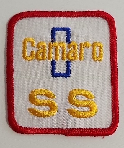 Camaro SS Patch Chevy Muscle Pony Car GM Chevrolet Hot Rod Vintage ...