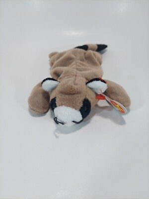 TY Beanie Babies Ringo the Racoon New w/ Tags Plush (1995) Stuffed ...