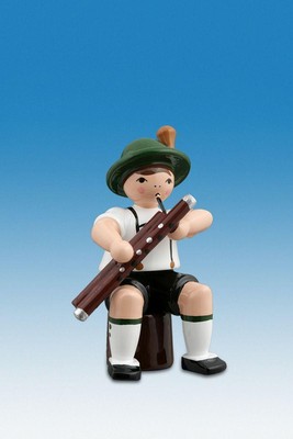 Full Year Figures Musikant Sitting With Bassoon Height Approx 2 13/16in ...